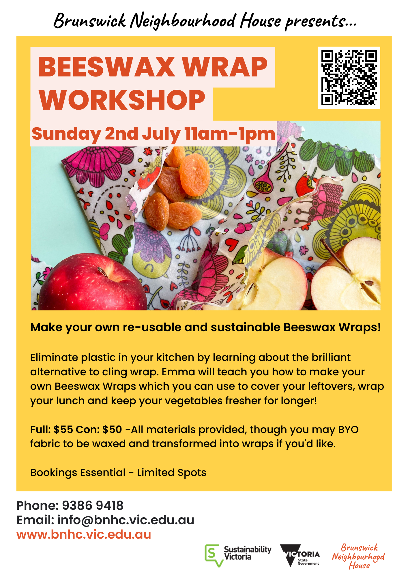 DIY Beeswax Wrap Workshop